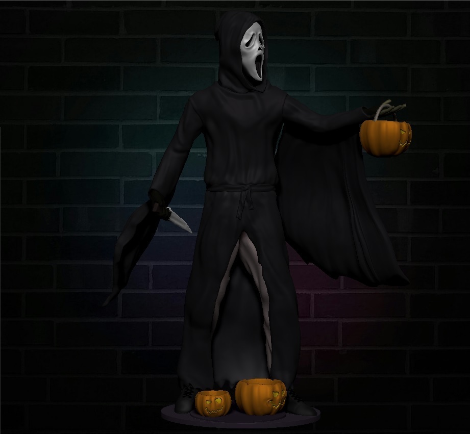 🎨 Ghostface. Scream.・ 3D File for ・Cults
