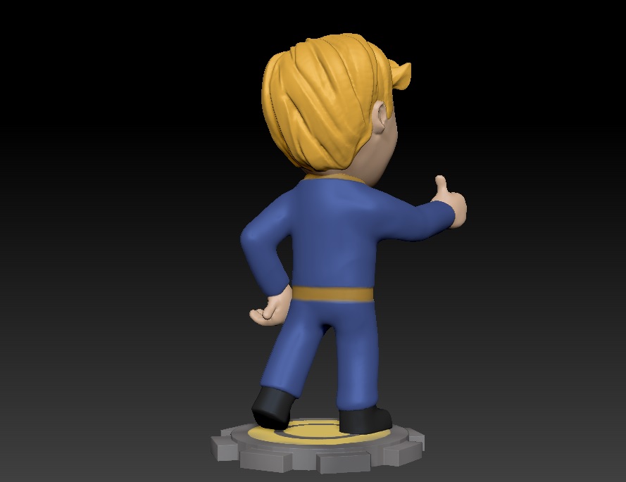 STL file Fallout. Vault boy. Classic 👦 ・Model to download and 3D print ...