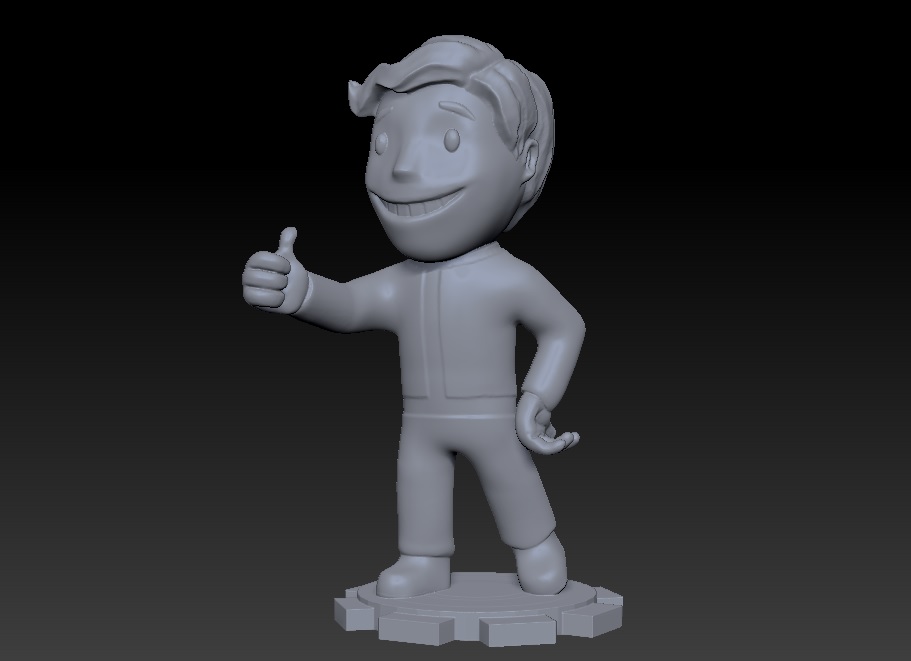 STL file Fallout. Vault boy. Classic 👦 ・Model to download and 3D print ...