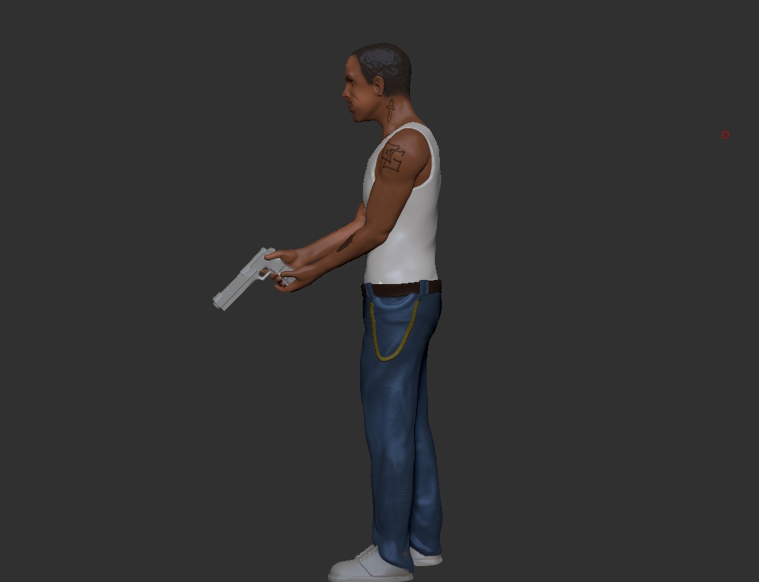 🗿 Carl Johnson. GTA: San Andreas・ 3D File for ・Cults