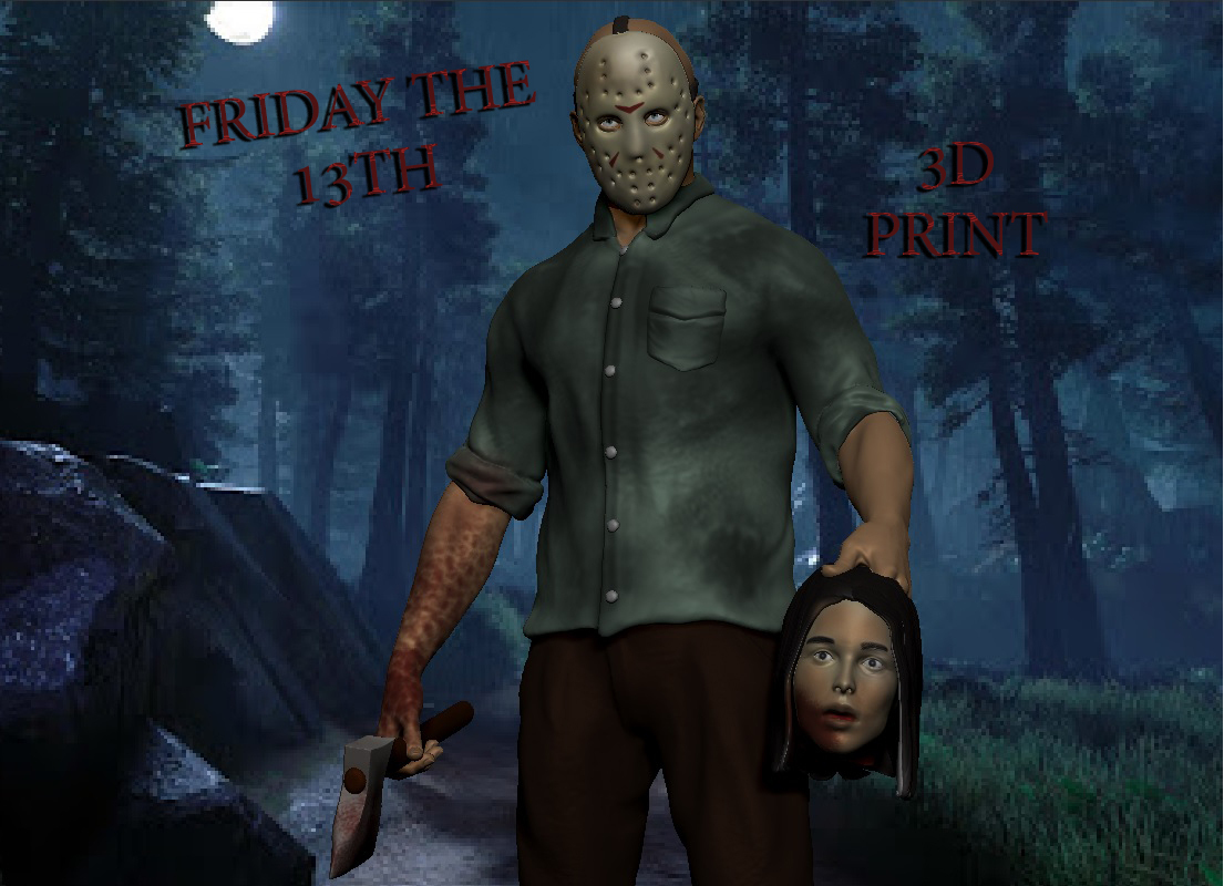 🎨 Friday the 13th. Jason Voorhees・ 3D File for ・Cults