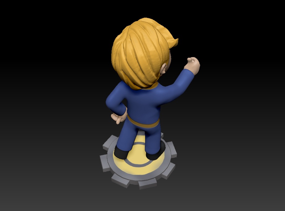 STL file Fallout. Vault boy. Classic 👦 ・Model to download and 3D print ...