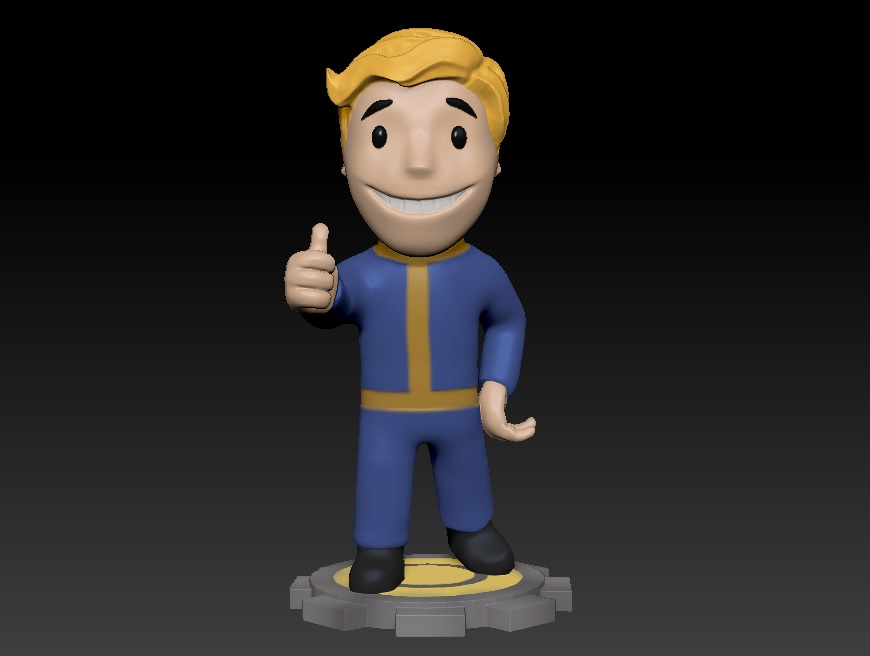 STL file Fallout. Vault boy. Classic 👦 ・Model to download and 3D print ...