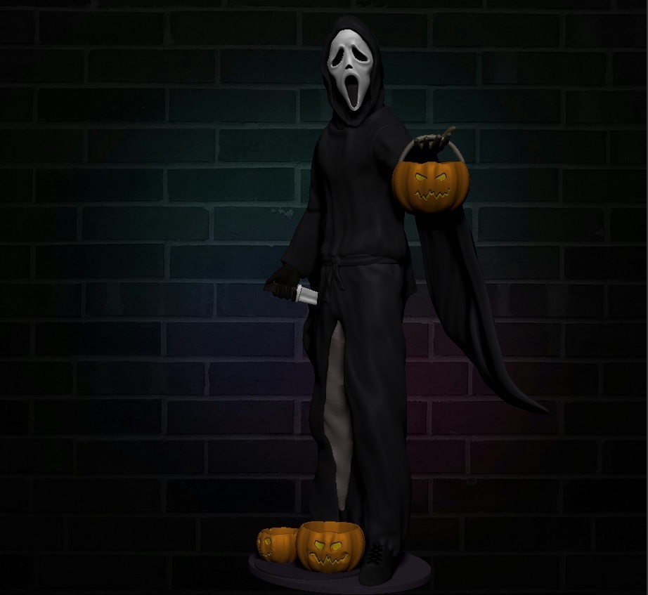 🎨 Ghostface. Scream.・ 3D File for ・Cults