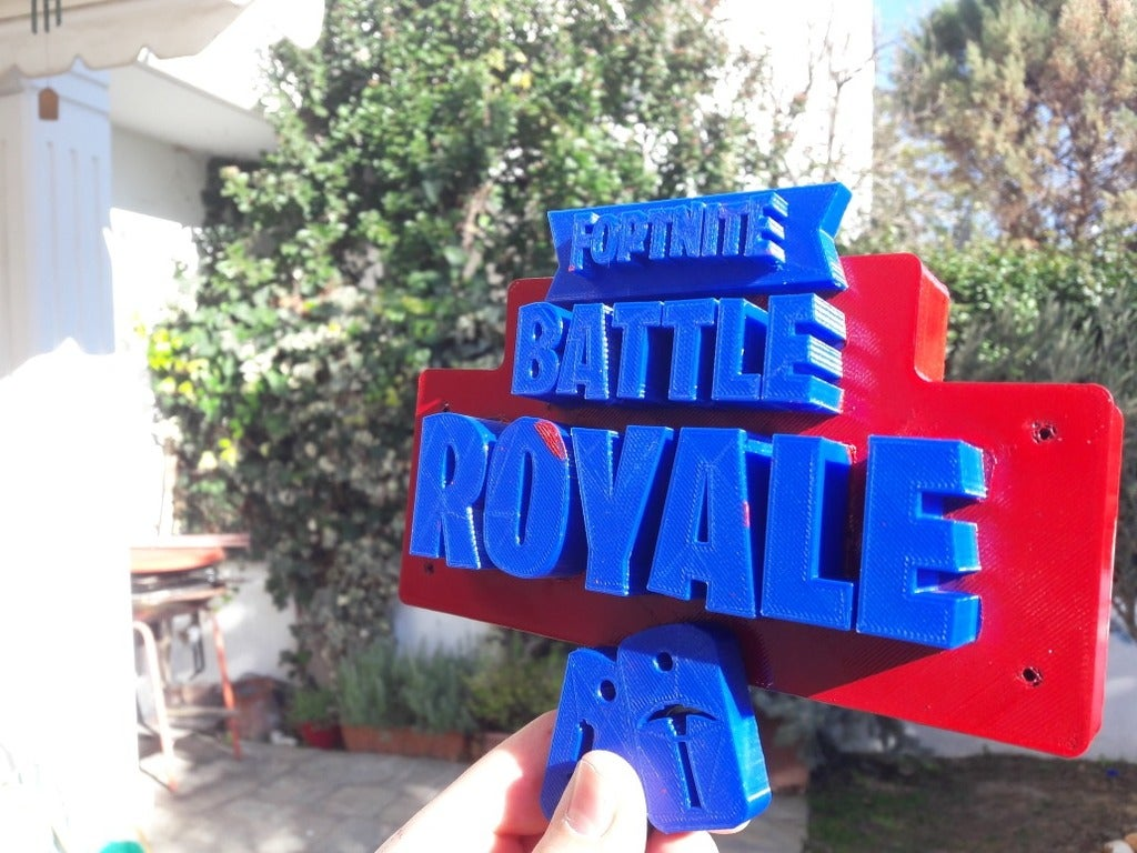 Free STL file fortnite logo 🎮 ・3D print model to download・Cults