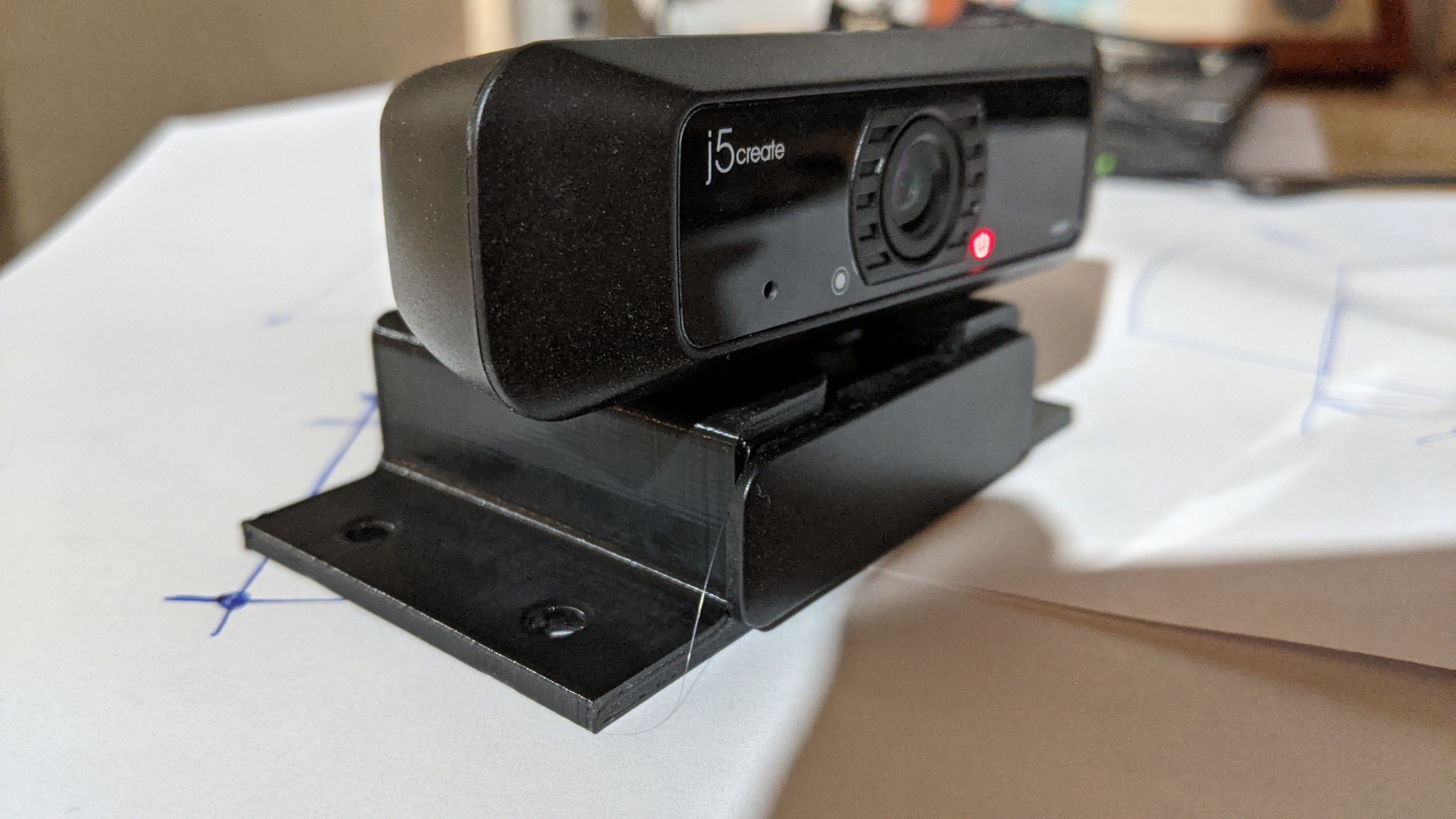 🕸️ j5 Create JVCU 1000 web cam mount (2 files now as of 10/18/2020 ...