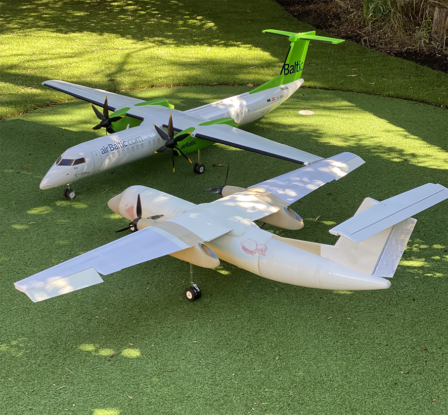 ️ Dash8 Q300 RC Aircraft・ 3D File for ・Cults