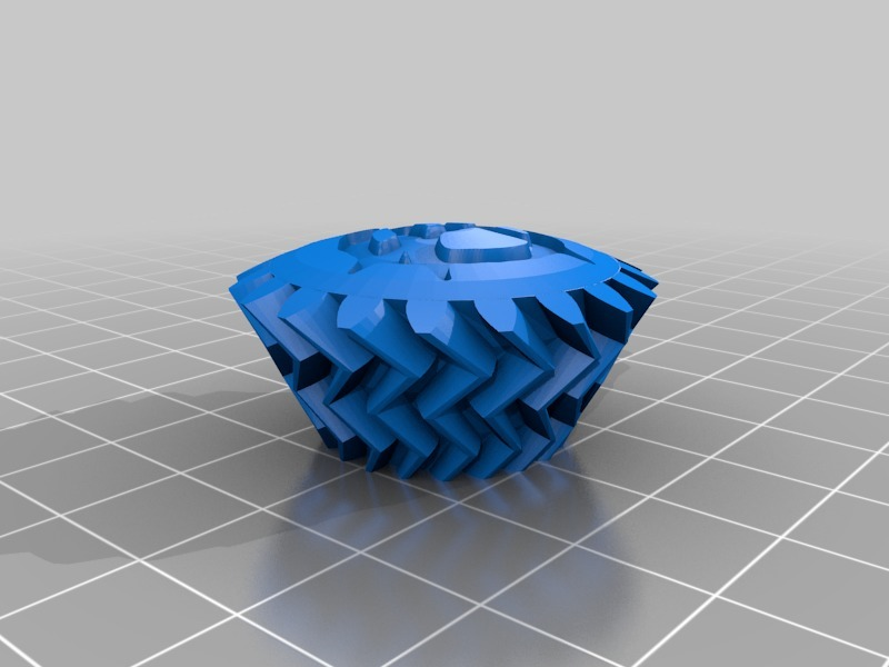 Free STL file Screwless Gear Sphere w/ Custom Logo v2 ⚙️ (SCAD)・Model ...