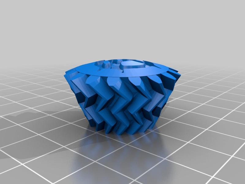 Free STL file Screwless Gear Sphere w/ Custom Logo v2 ⚙️ (SCAD)・Model ...