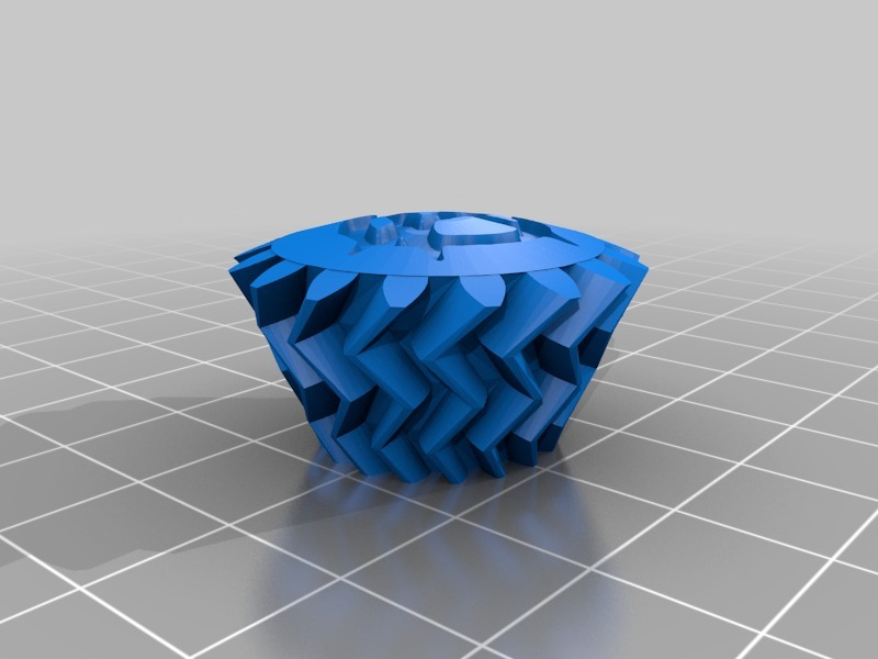 Free STL file Screwless Gear Sphere w/ Custom Logo v2 ⚙️ (SCAD)・Model ...