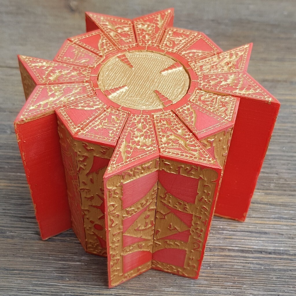 🎛️ Lament Configuration - Hellraiser Puzzle Box・Free STL File for ・Cults