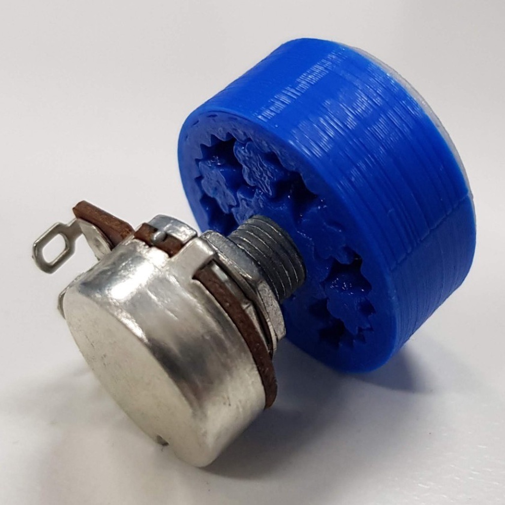 Free STL file 10-turn 25mm Potentiometer Knob 🔧・Design to download and ...