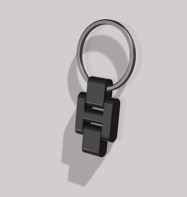 3D file Hinged key ring attachment 🔑・3D printing model to download・Cults