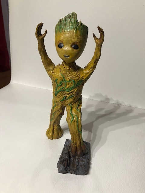 3D printing BABY GROOT CELEBRATING • made with Artillery Sidewinder X1 ...