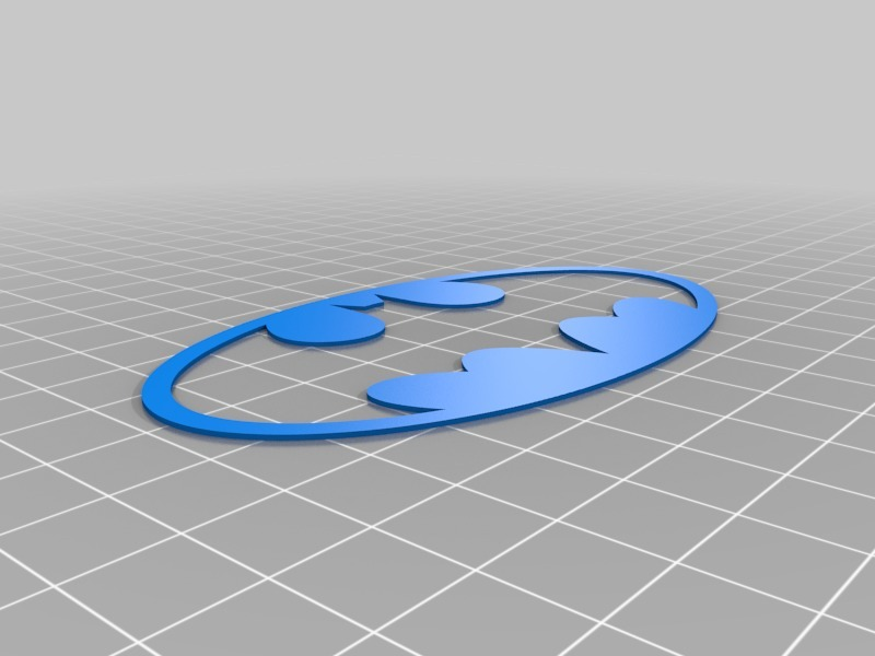 Free STL file Batman Logo Multi Color MK2 MMU 🎨 ・3D printer model to ...