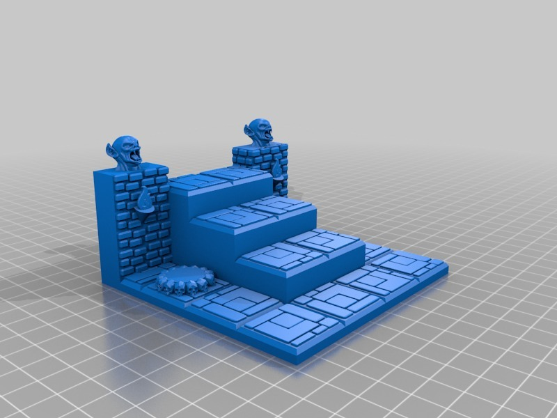 Free STL file D&D castle of ravenloft complete tile set - Manifold ...