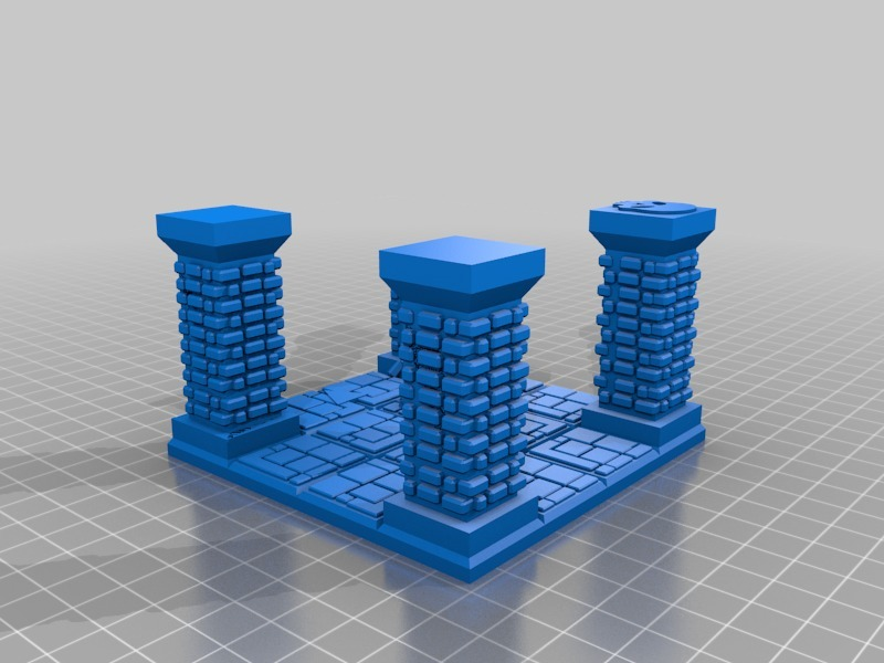 Free STL file D&D castle of ravenloft complete tile set - Manifold ...