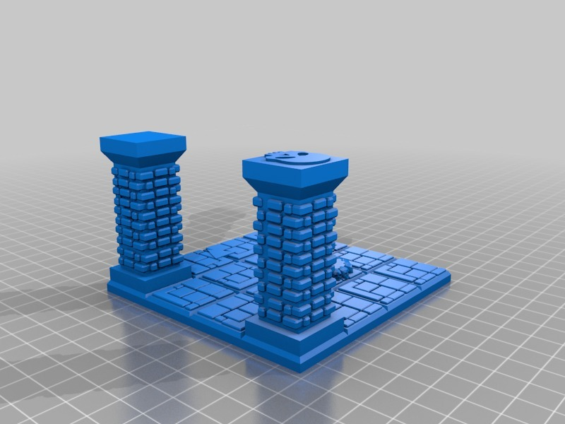 Free STL file D&D castle of ravenloft complete tile set - Manifold ...