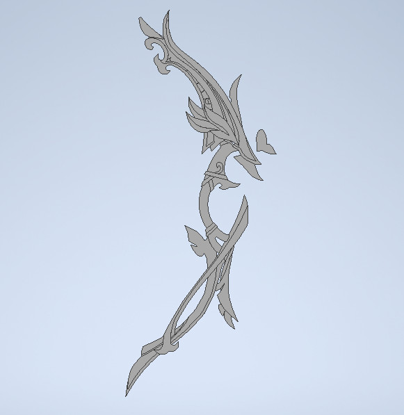 STL file Genshin Impact Yelan Accessories and Weapon 🔫 ・Model to ...