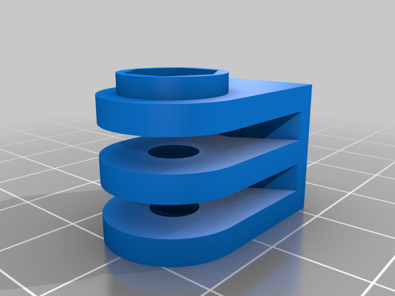 📁 GoPro Mount (male/female) BuildingBlock CAD file for Fusion360 and ...