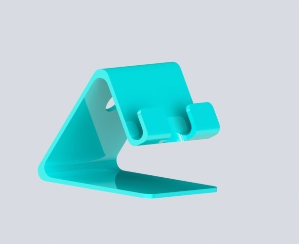 STL file Mobile Stand 📞 (STEP)・3D printing design to download・Cults
