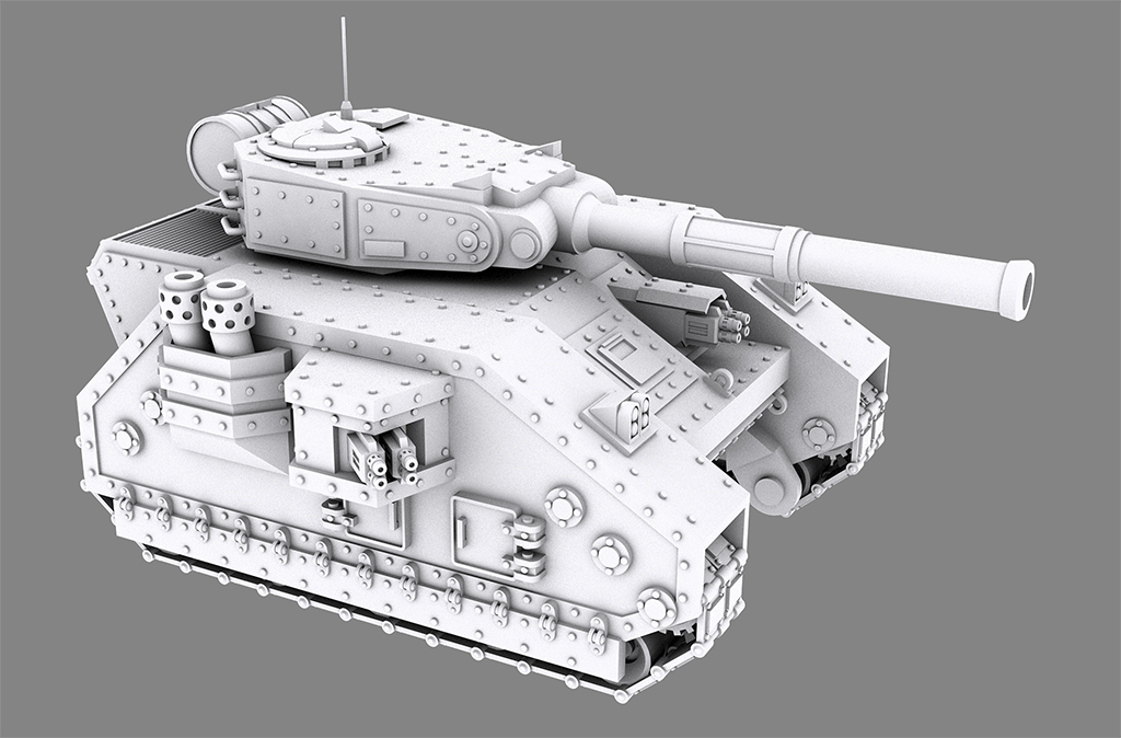 STL file Main Battle Tank 🪖 ・Model to download and 3D print・Cults