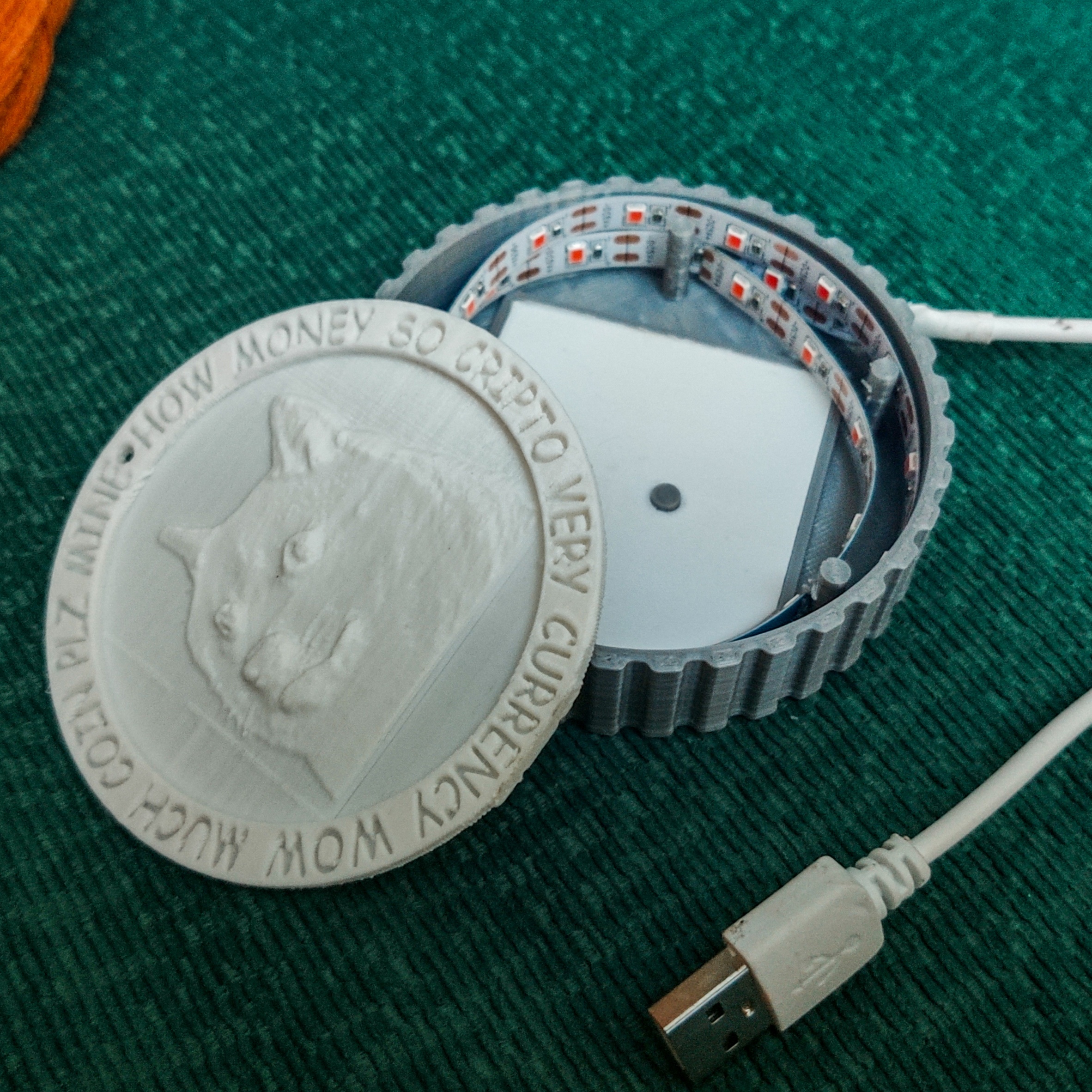 STL file DOGECOIN LAMP 🔦 ・3D printable model to download・Cults