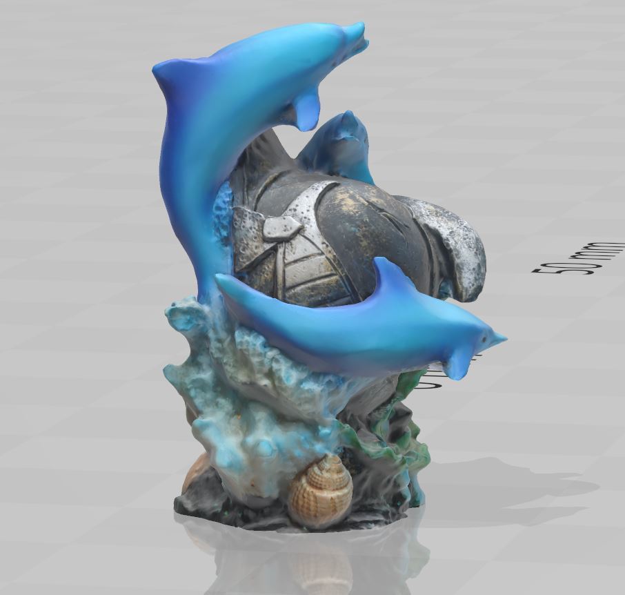 STL file Deep sea dolphin figure 🐬 ・3D printer model to download・Cults