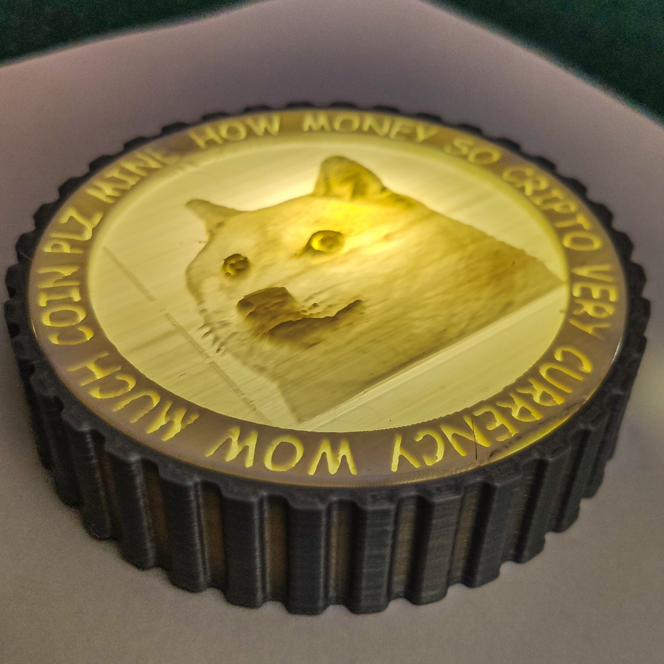 STL file DOGECOIN LAMP 🔦 ・3D printable model to download・Cults