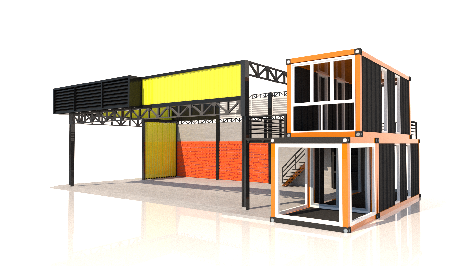 STL file garage structure diorama 1:64 🏛️ ・Template to download and 3D ...