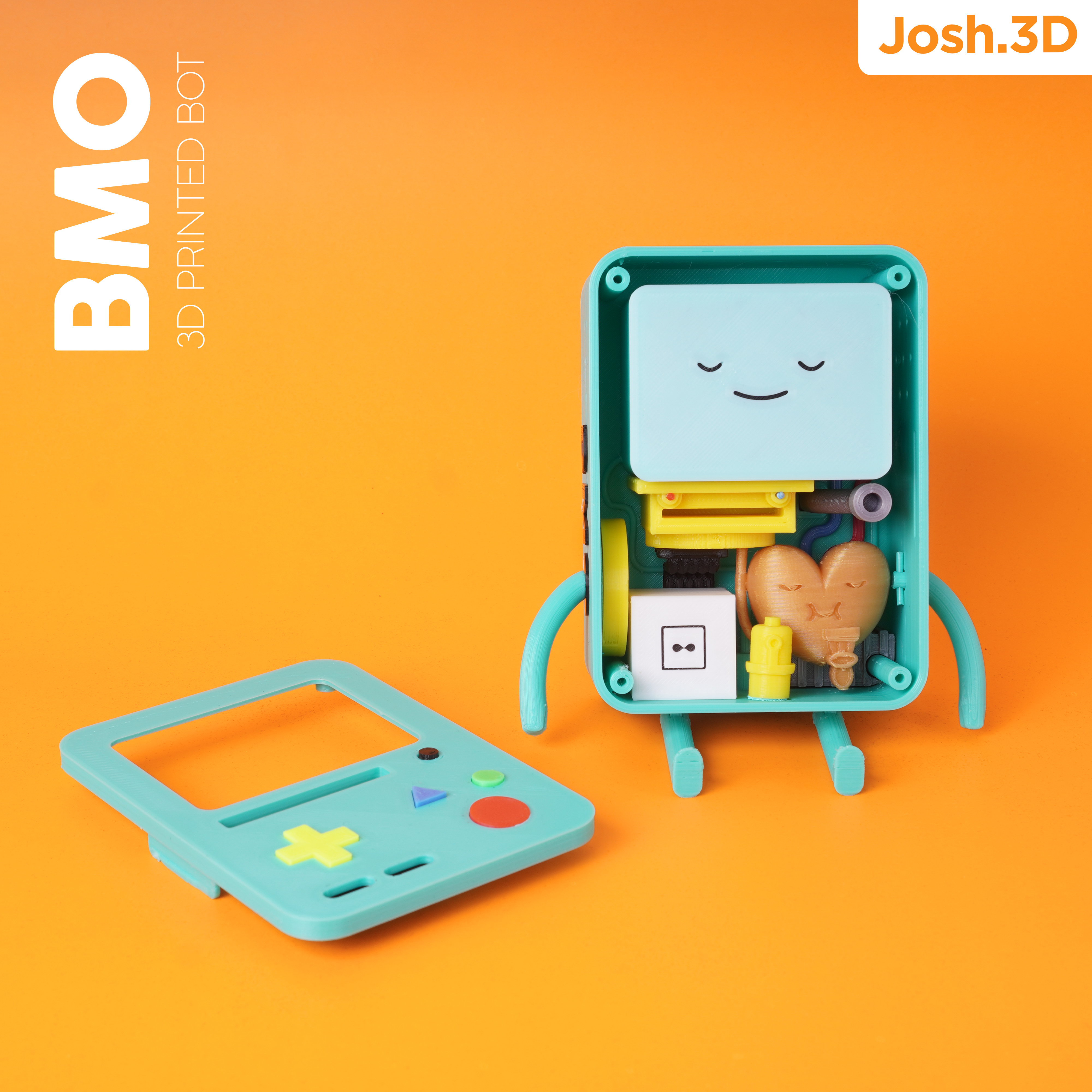 🎨 BMO - with show accurate internal parts!・ 3D File for ・Cults