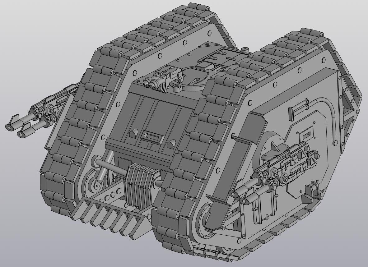 🎲 Land Raider Mk1・Arquivo 3D para Impressão 3D・Cults