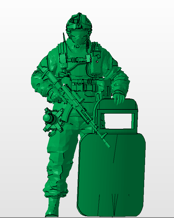 🛡️ FUZE with shield and AK12 from Rainbow Six: Siege (inspired)・ STL ...