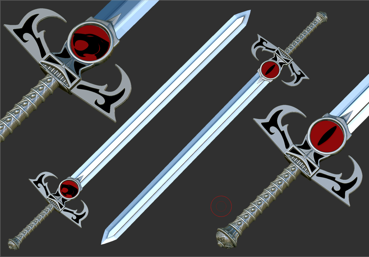 🗡️ sword lion-o・ OBJ File for ・Cults