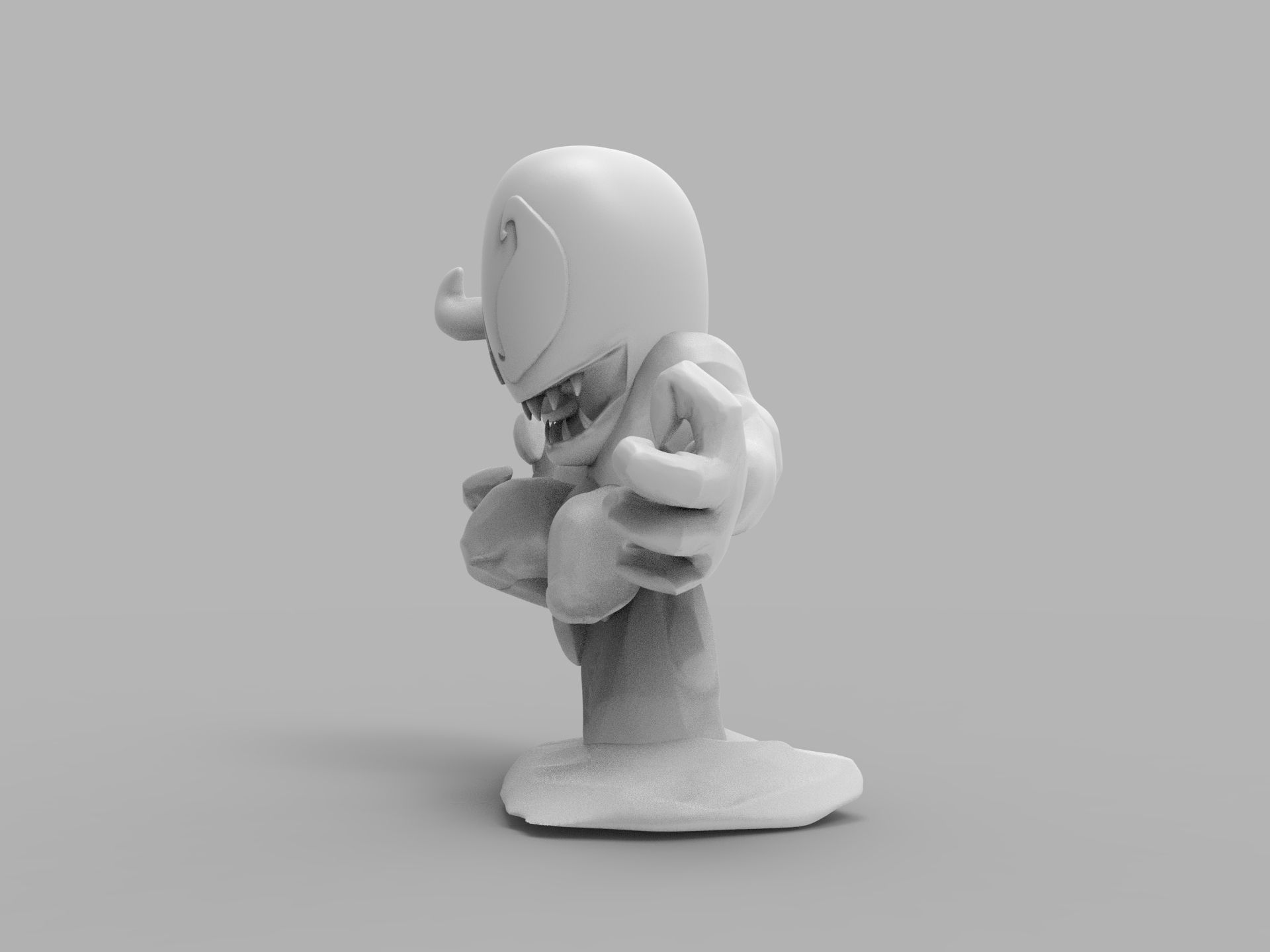 🪨 Chibi ULTIMATE VENOM Sitting on rocks 3D PRINTING DIORAMA・ STL File ...