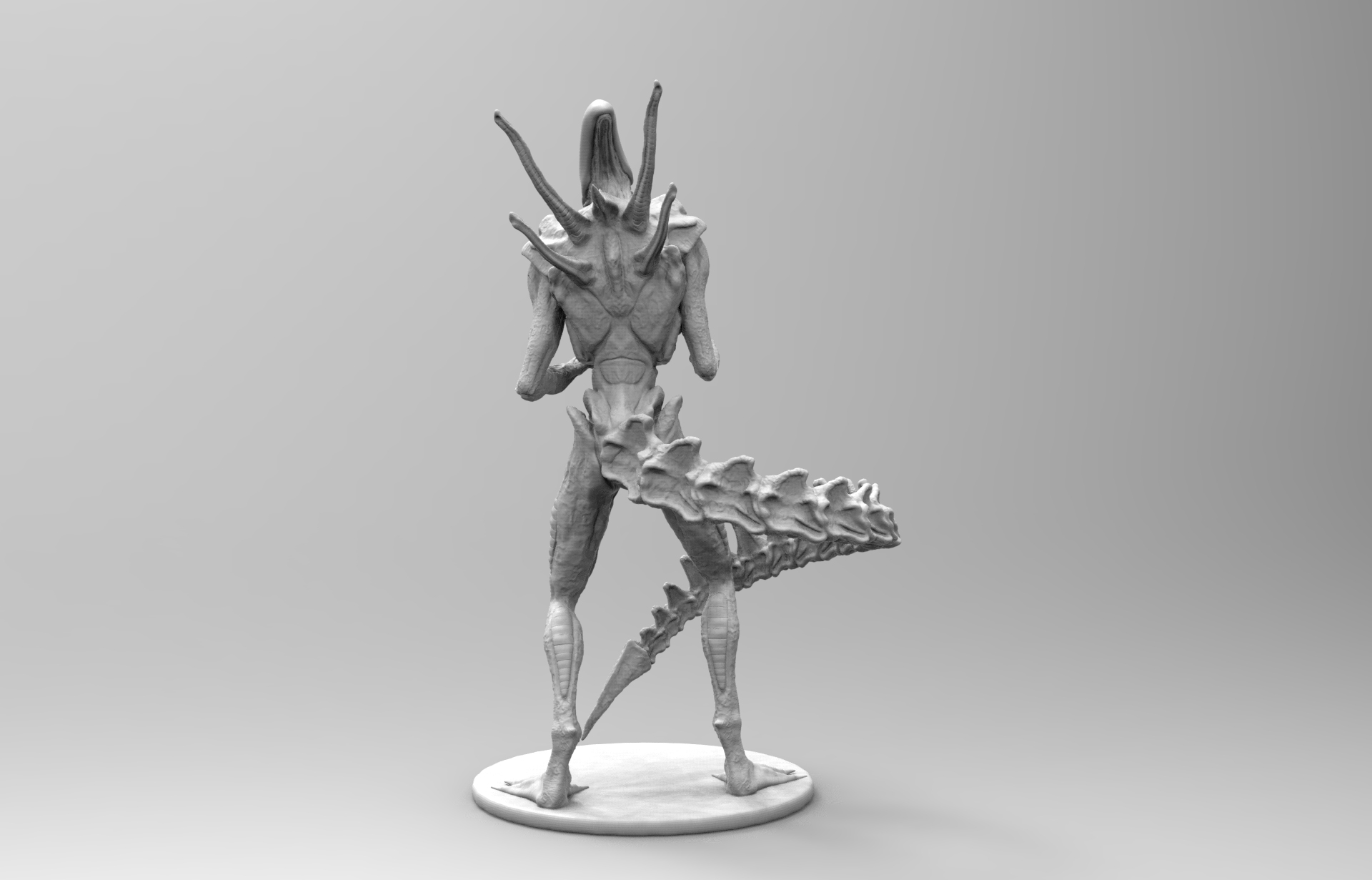 👽 Alien Xenomorph Smoking Joint Tabaco Cigar 3D Print・ 3D File for ・Cults