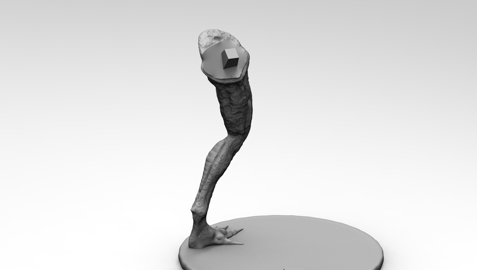 👽 Alien Xenomorph Smoking Joint Tabaco Cigar 3D Print・ 3D File for ・Cults