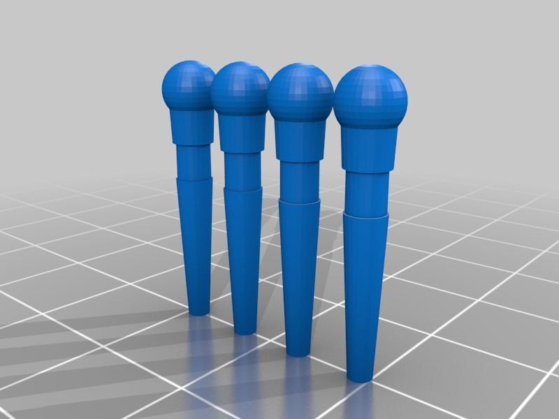 🧞‍♂️ Cribbage Pegs・Free 3D File for ・Cults
