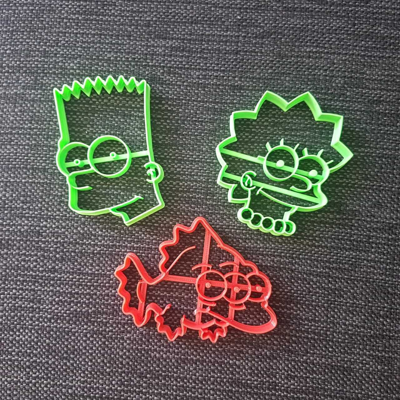 Archivo STL Set cortantes Simpsons 🐠 ・Plan para descargar y imprimir en ...