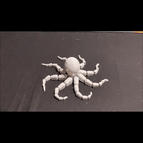 🐙 Articulated octopus that moves its tentacles smoothly.・ STL File for ...