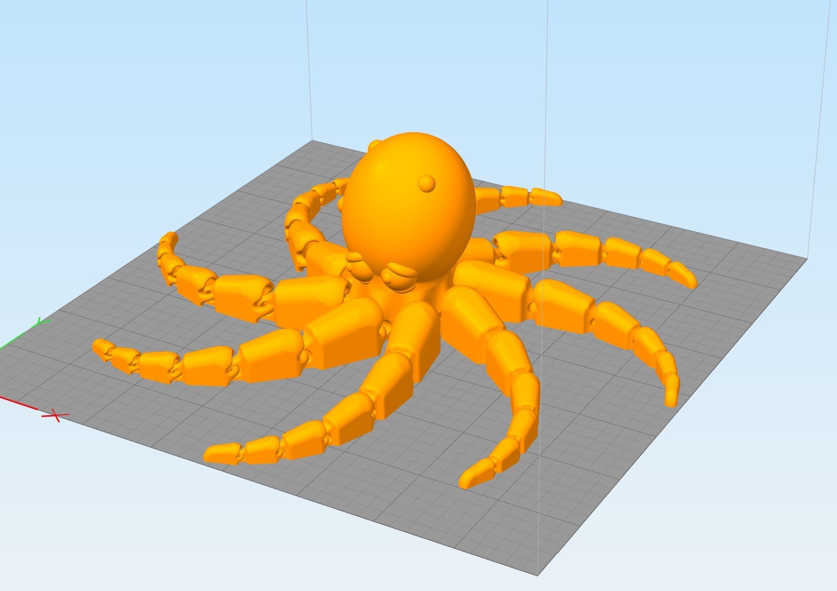 🐙 Articulated octopus that moves its tentacles smoothly.・ STL File for ...