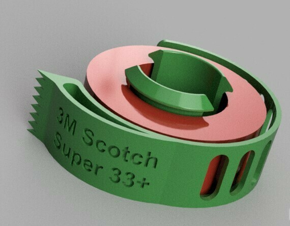 Free 3D file Electric Tape Cutter for Scotch 33+ ⚡・3D print model to ...