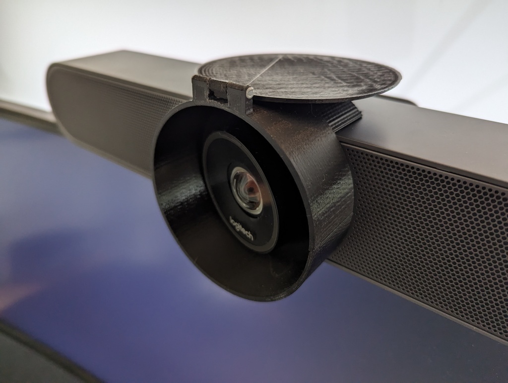 🖥️ Logitech MeetUp Privacy Shutter/Lens Cover・Free 3D File for ・Cults