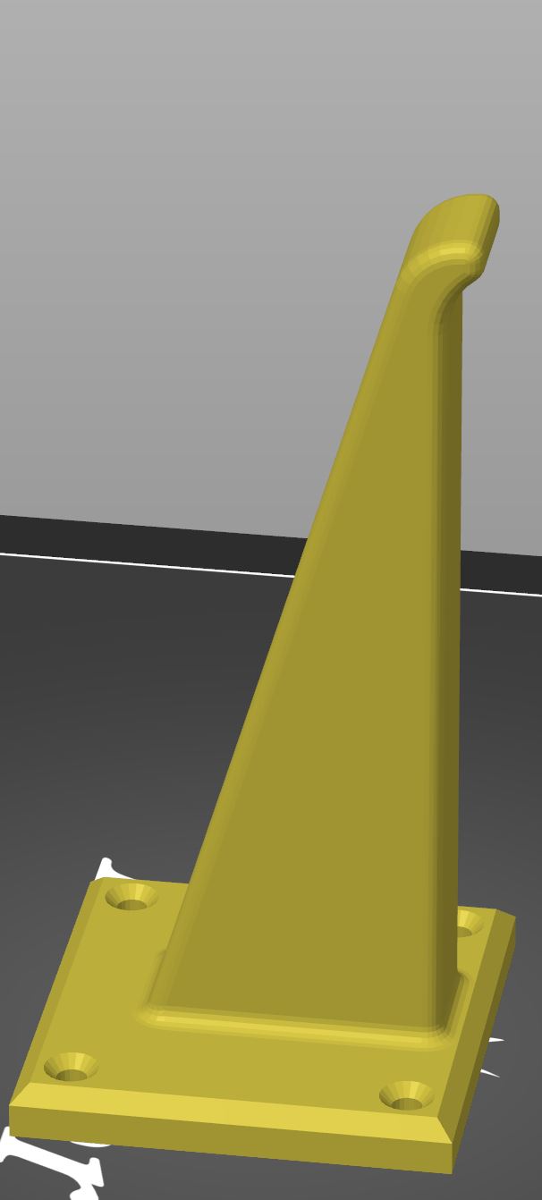 STL file Simple Wall Hook 🪝 ・3D printer model to download・Cults