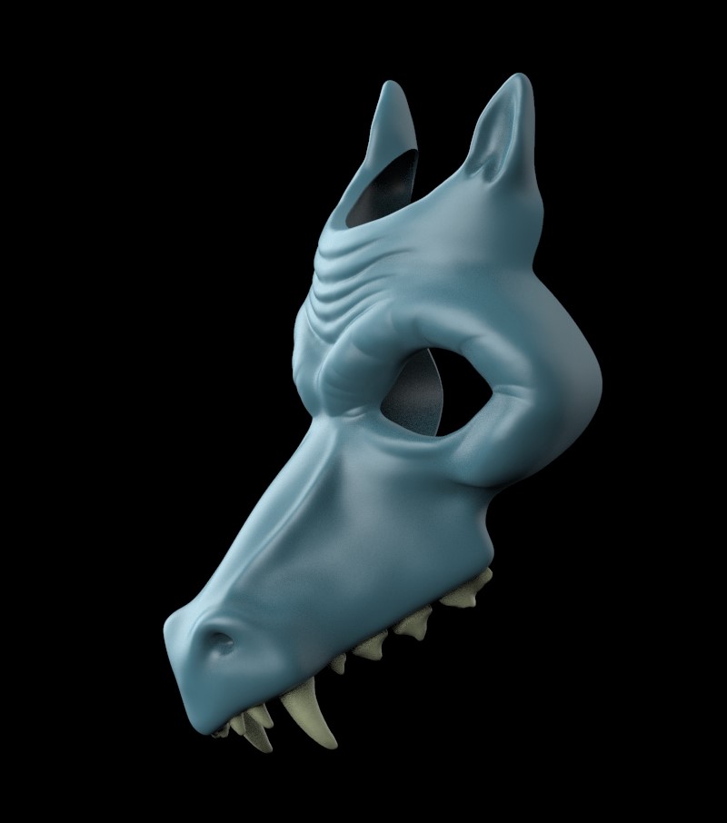 STL file Naraku mask 👾・3D printable model to download・Cults