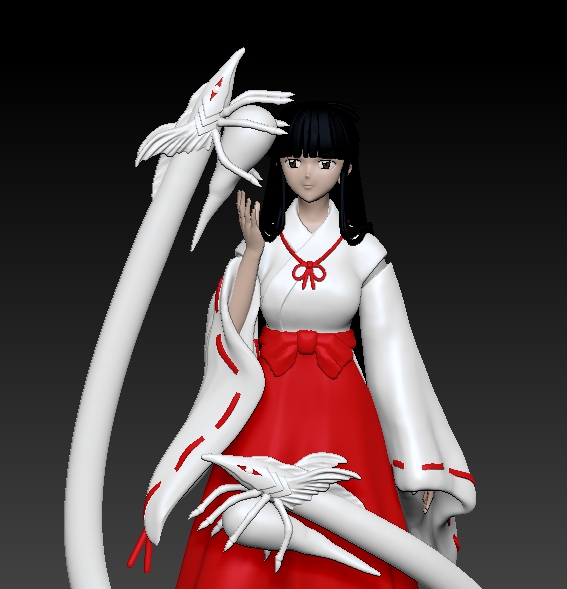 🗿 kikyo inuyasha・ STL File for ・Cults
