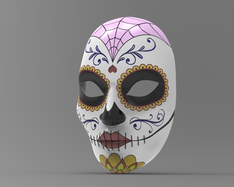 STL file catrina mask 🎃 ・3D printing design to download・Cults