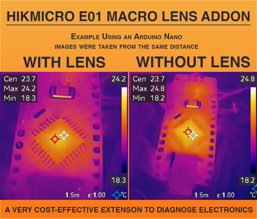 📷 HIKMICRO E01 Eco Eco-V Macro Lens Adapter・Free 3D File for ・Cults