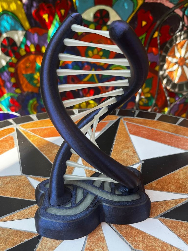 Free Stl File Rgb Double Helix Dna Lamp Micro Usb Socket And Closed Bottom With Arduino Code 🧬