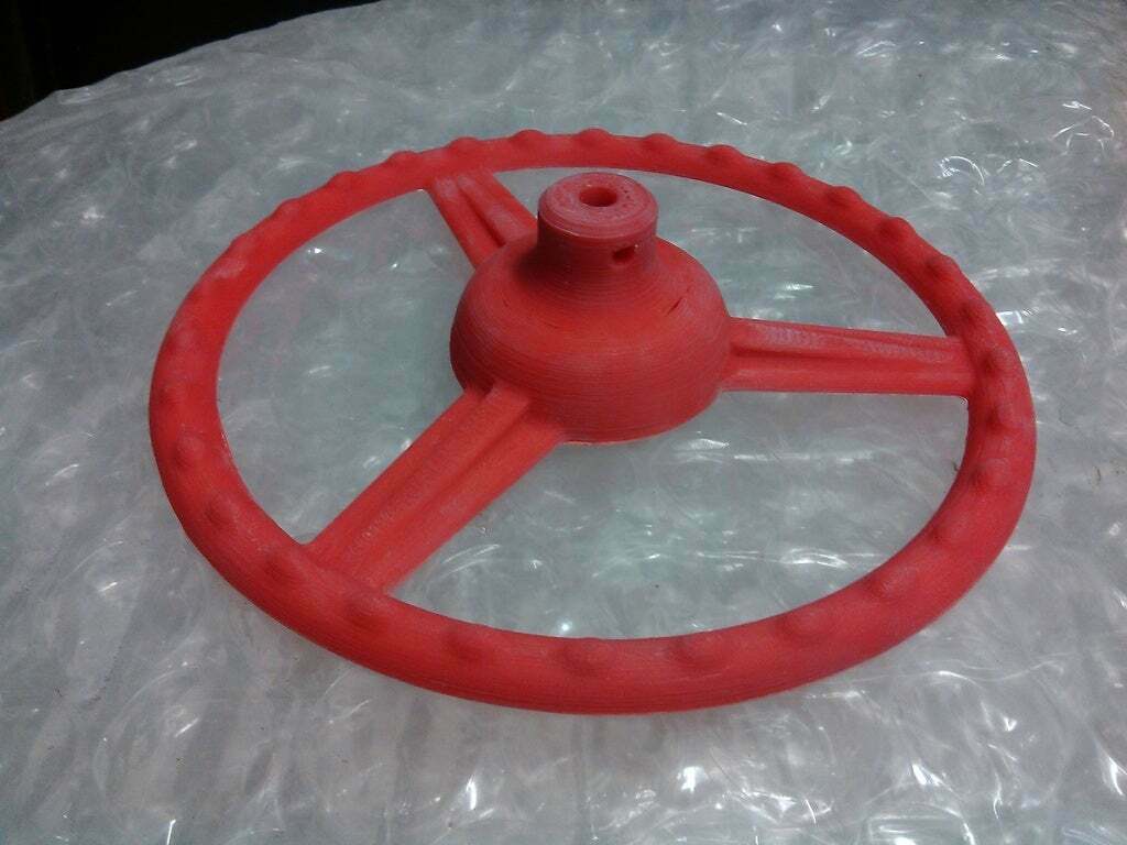 Fichier STL gratuit Volant pour voiture à pédales (volant) 👽 ・Design ...